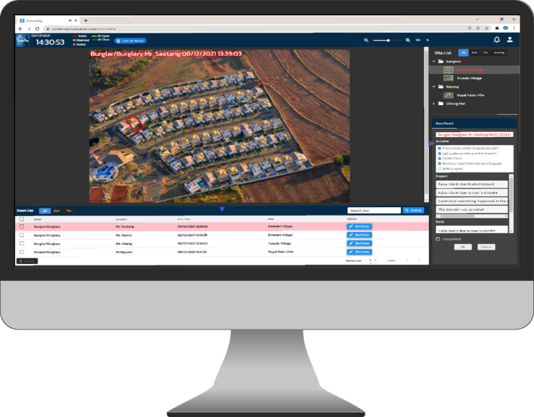 GENIO Map Cloud – OPTEX Cloud Alarm Monitoring System | OPTEX ASEAN