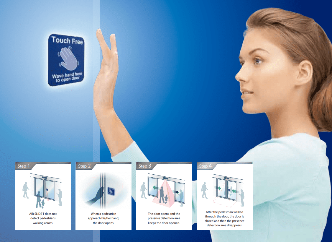 Hygienic operation for touchless access | OPTEX ASEAN
